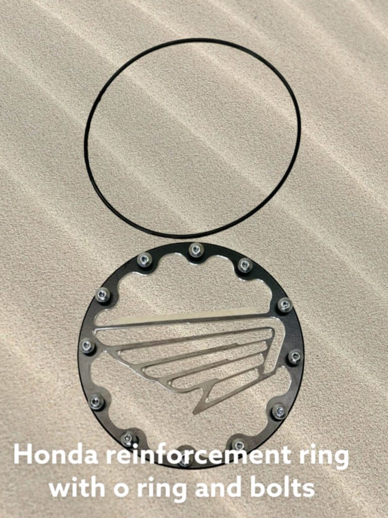 Satin Black Honda reinforcement ring - directdrivecnc.net